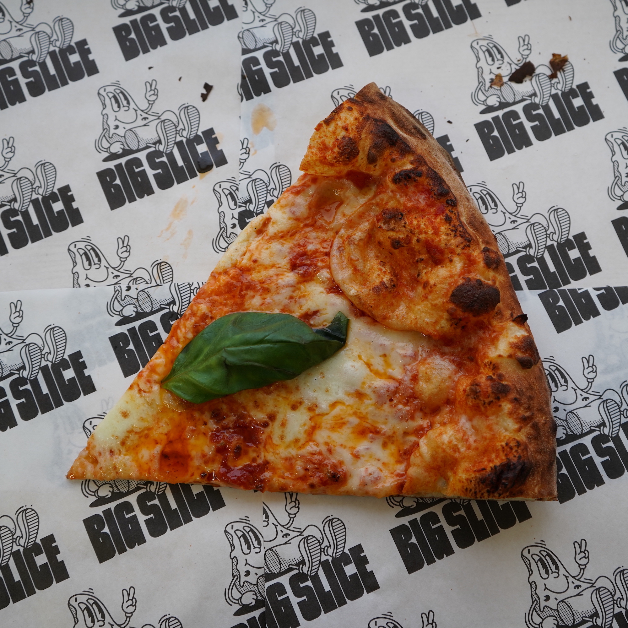 Margherita Pizza Slice Big Slice